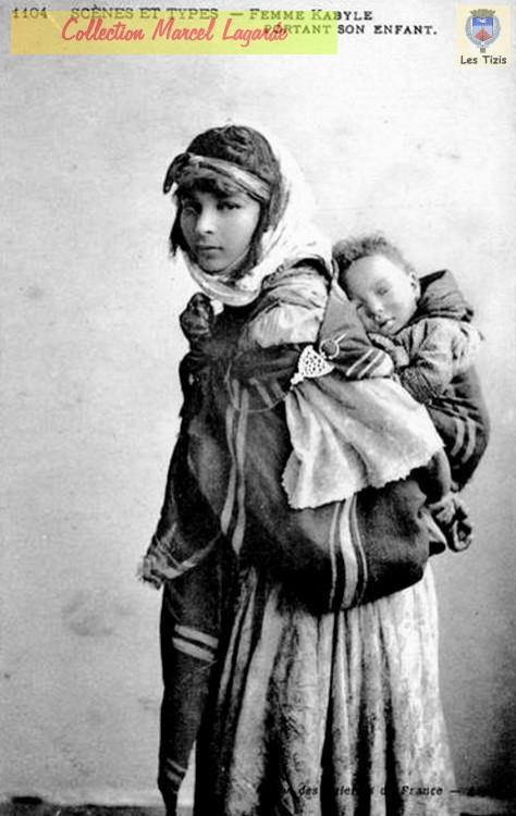 Femme-Kabyle-Enfant
